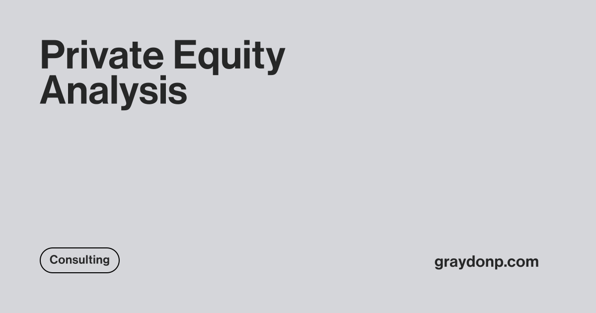 Private Equity Analysis | Graydon Pleasants: Engineering Portfolio